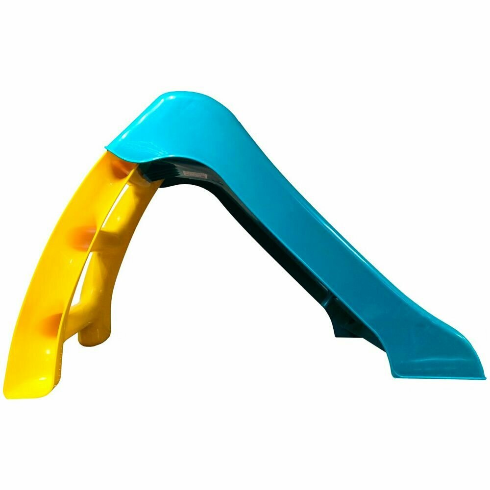 Горка ПластиК пластиковая, 70 см бирюзово-желтая