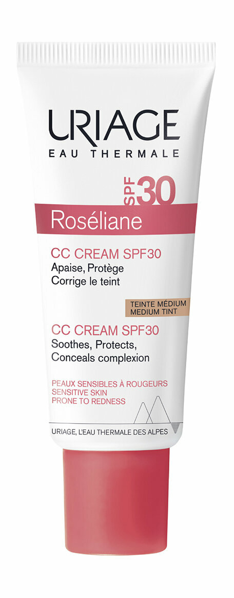 URIAGE Roseliane СС-крем для лица SPF 30, 40 мл, Medium
