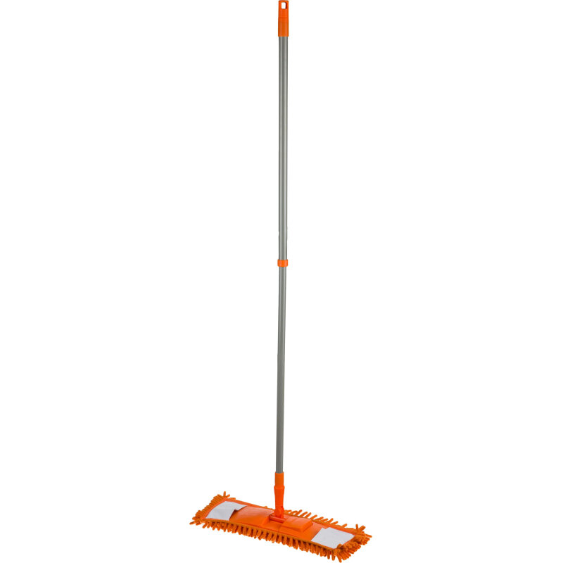 Швабра флаундер 40х10см с насадкой синель длина рукоятки 67-120см HD1027A 1649034