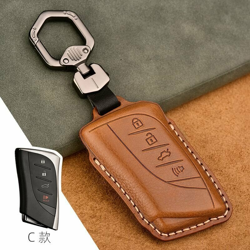 Чехол кожаный для смарт ключа Lexus (4 кнопки)