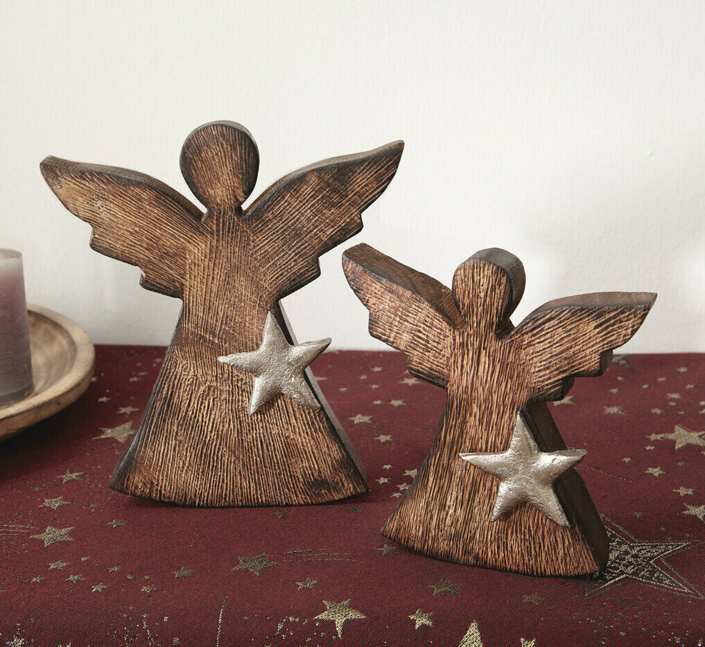 Декоративные фигуры "Ангелы со звездами"
