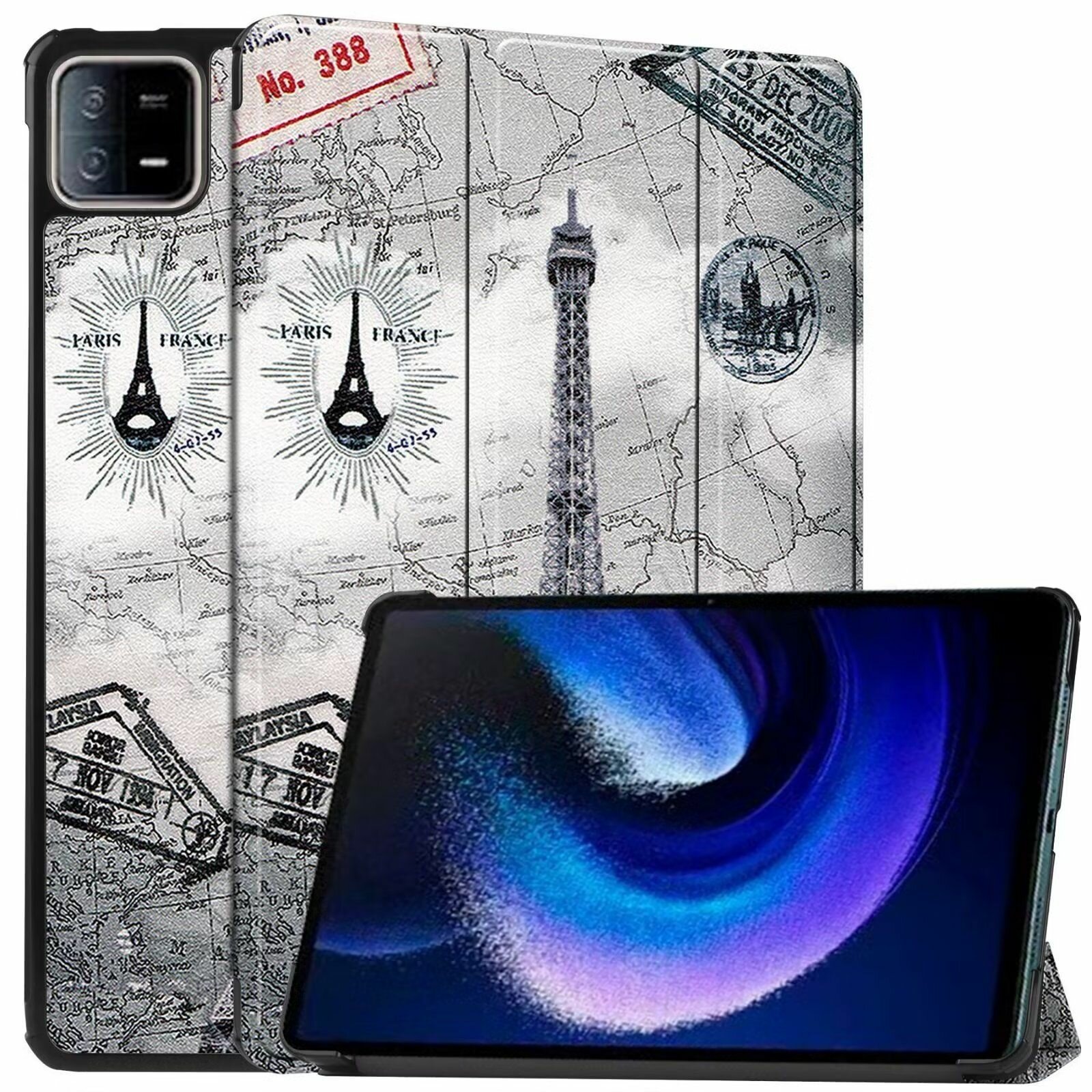 Чехол на Xiaomi Pad 6/Pad 6 Pro/Ксиаоми Пад 6 2023 года, 11 дюйма, умный с магнитом, Париж