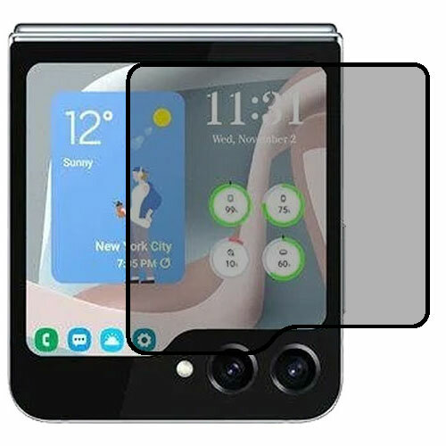 Скрин Мобайл защитный экран для Samsung Galaxy Z Flip5 - Folded из нано стекло 9H приватное