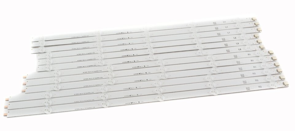 Светодиодная подсветка 50" AGF78401201, AGF78240901, 6916L-1241A (3L1+3L2+3R1+3R2) 12шт для LG 50LN540V, 50LN570S, 50LN575S, 50LN577V, 50LN578V