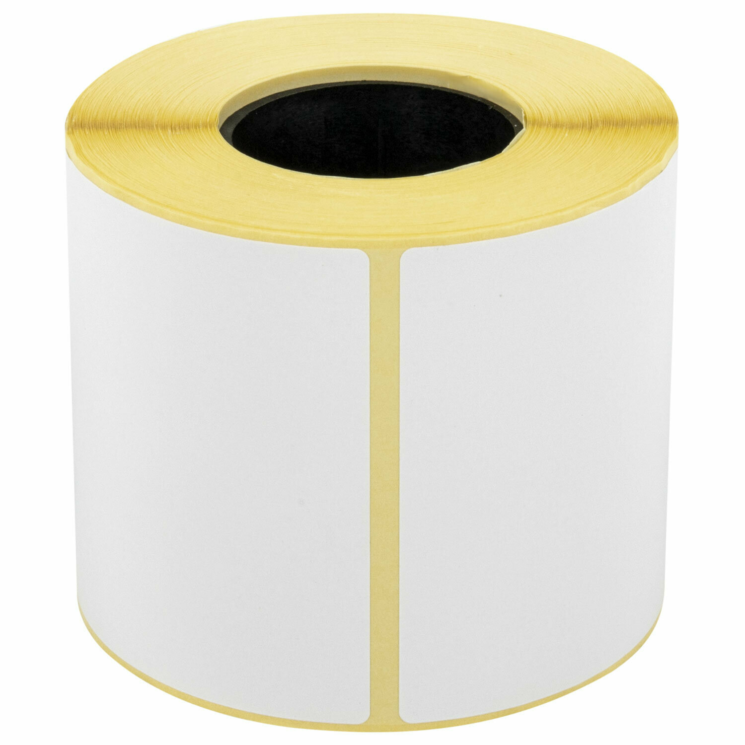 Упаковка 4 шт. Этикетки термотрансферные, полуглянец, 75х120 мм, 300 этикеток в ролике, 115609