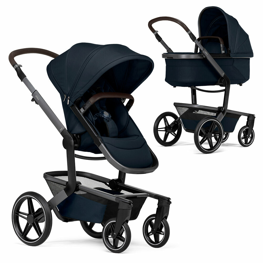 Детская коляска 2в1 Joolz Day 5, цвет Navy Blue (Тёмно-синий / Серебристая рама), артикул производителя 540005