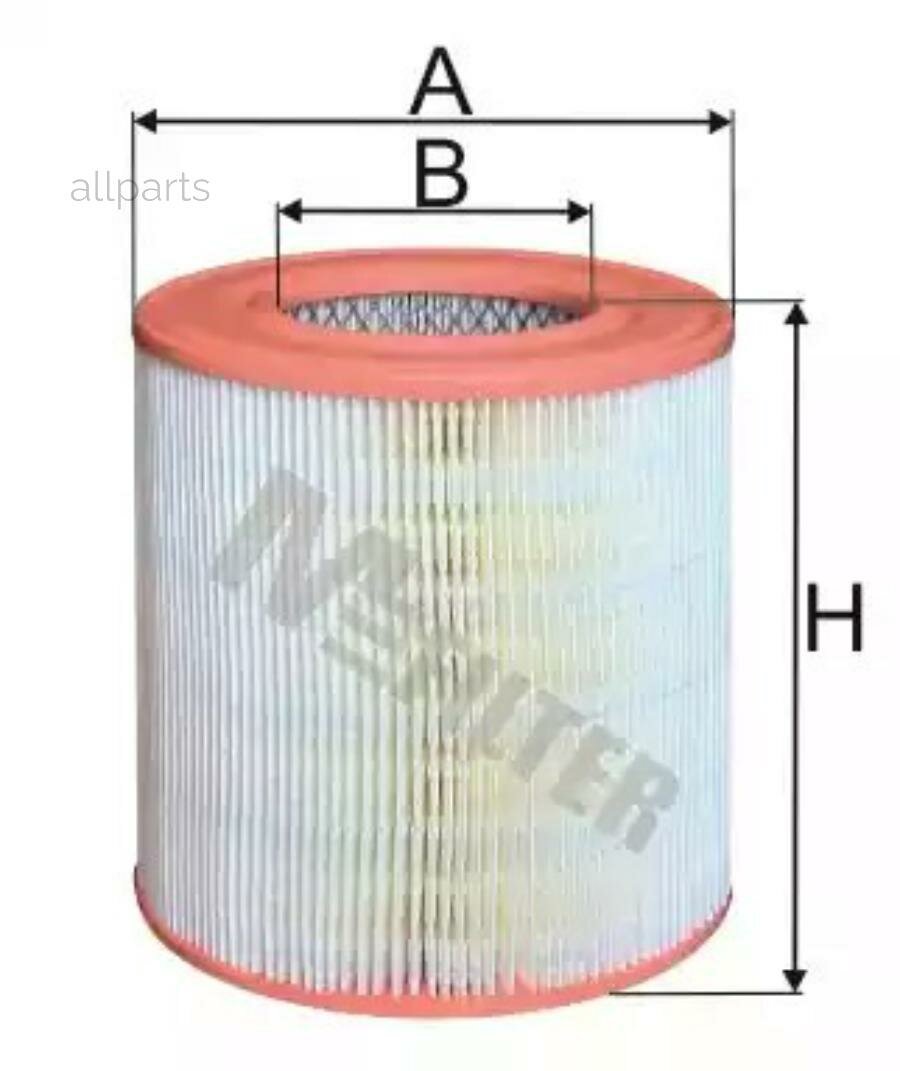 M-FILTER A873 фильтр воздушный!\ Audi A6 2.0TDi 04>/A6 Avant 2.0TDi 05>