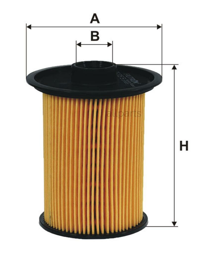 FILTRON PE815/5 Фильтр топл. (вставка ЭКО без метал. эл.)