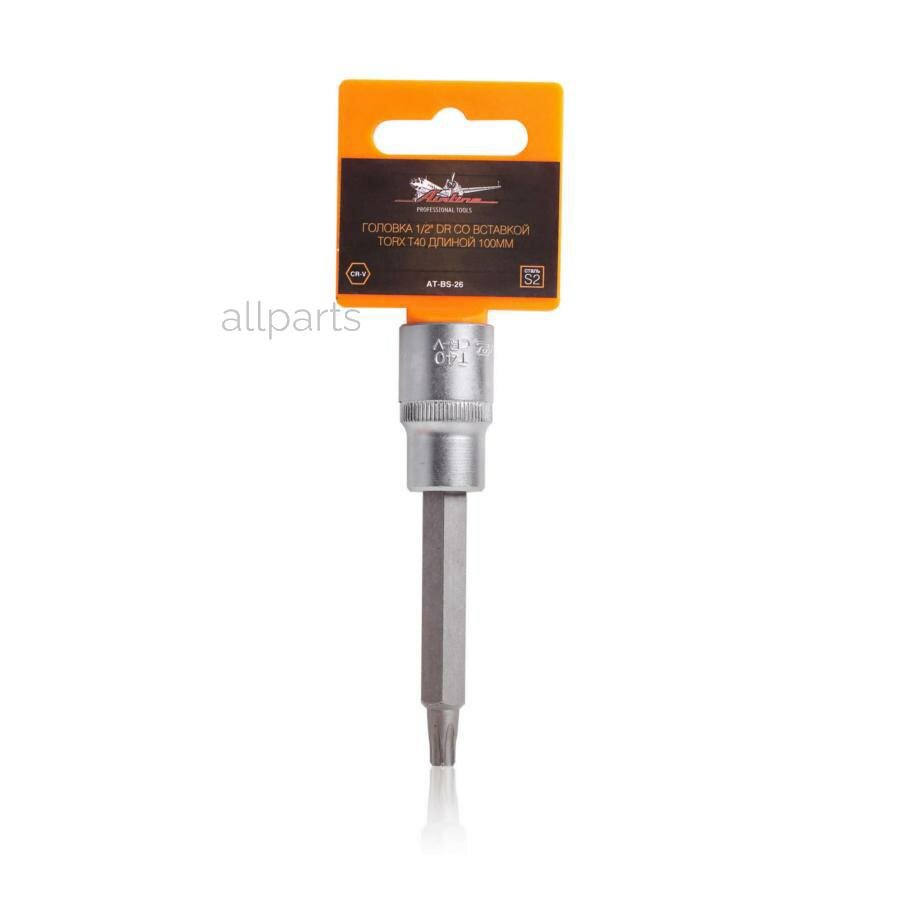 AIRLINE AT-BS-26 Головка 1/2 DR со вставкой TORX T40 длиной 100мм (AT-BS-26)