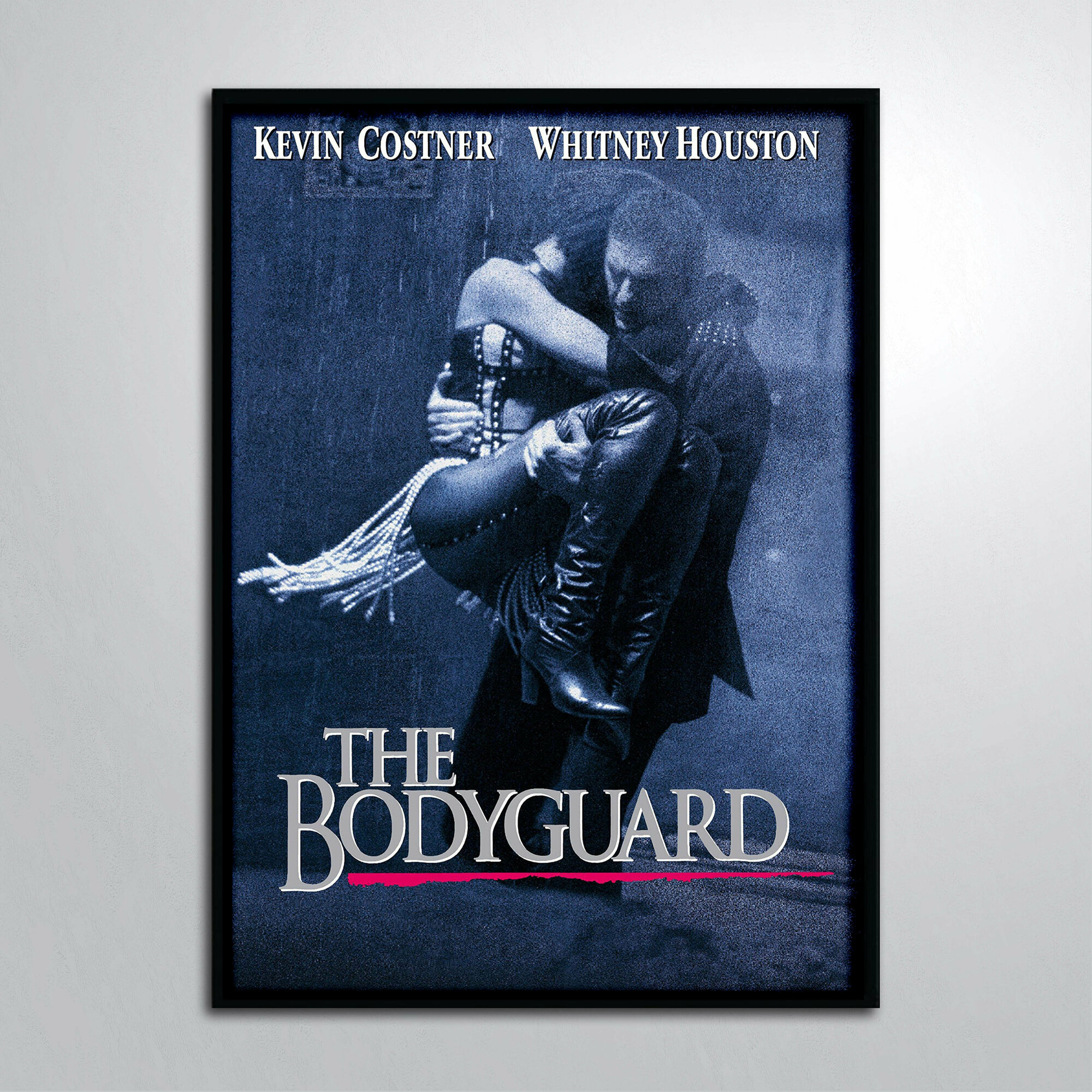 Постер без рамы/Телохранитель Кевин Костнер Уитни Хьюстон Оригинал The Bodyguard (А2/420х594)