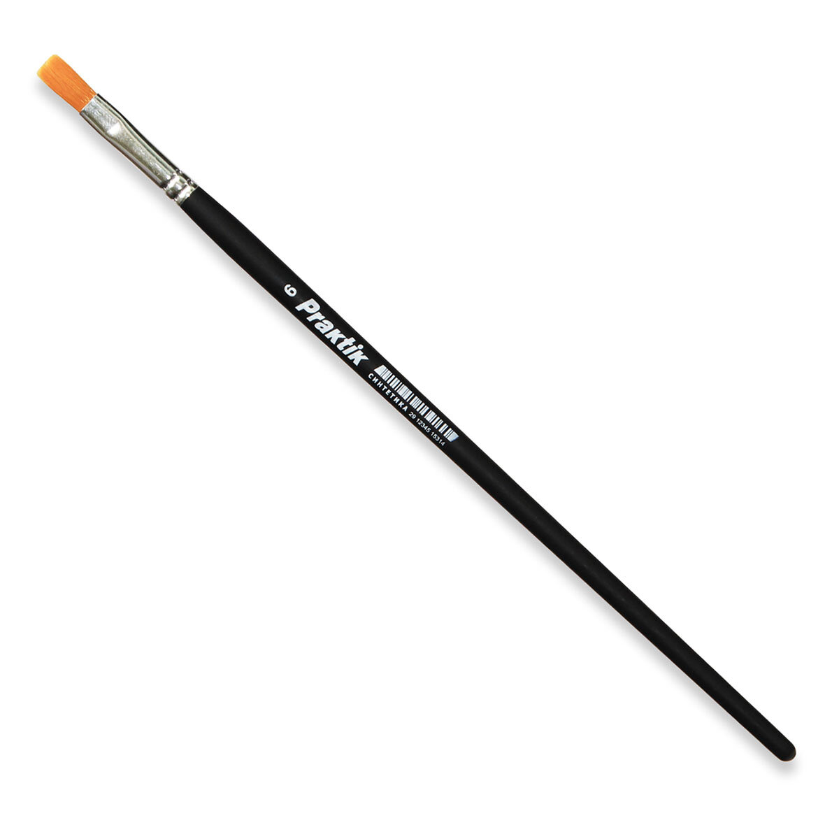 Кисти для рисования плоские Артком 'Praktik', №6, синтетика, СПХ-15013