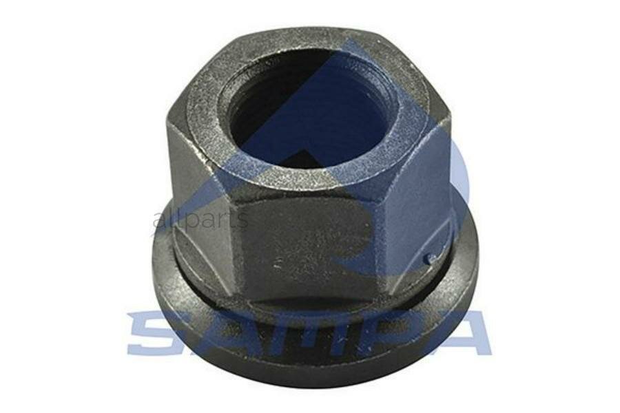 SAMPA 075112 гайка! колесная с вращающейся юбкой M22x1.5-10 H=31 SW32\ Omn BPW, DAF95, Kassbohrer