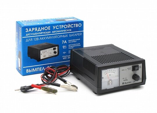 Зарядное устройство Вымпел-28 автомат 12 В 0-7 А стрелочный индикатор С. Петербург