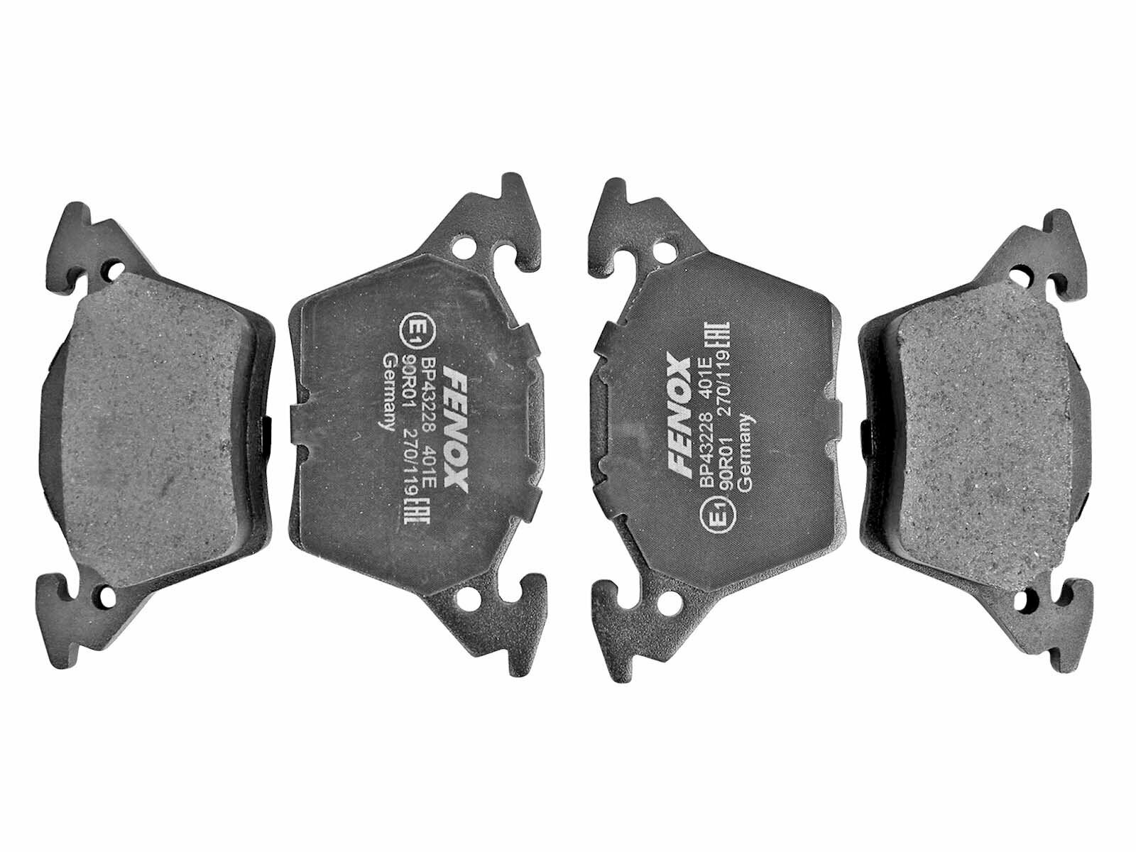 Колодки тормозные FENOX BP43228