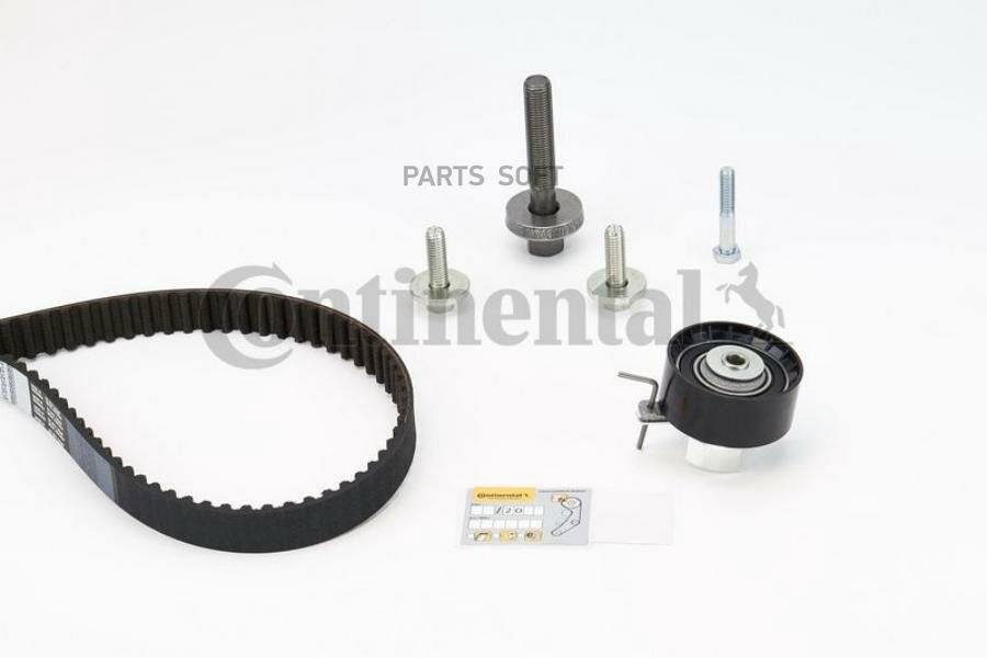CT881K5 CONTINENTAL Комплект ГРМ FORD FIESTA, FOCUS, MONDEO 1,2-1,6 2004=> (ролик+ремень 117x22)