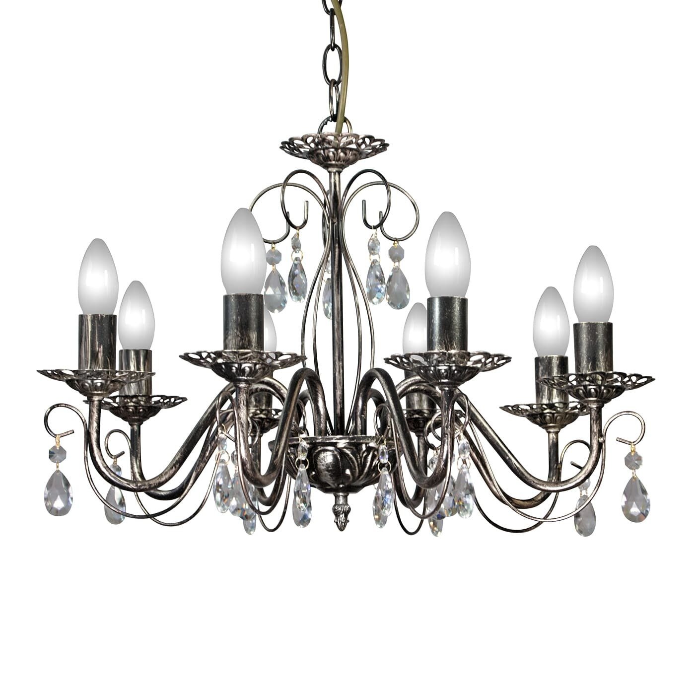 Люстра подвесная 8 ламп Аврора Петрасвет Россия S1204-8