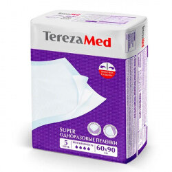 Пеленки одноразовые TEREZAMED Пеленки одноразовые Super 60x90 5 шт