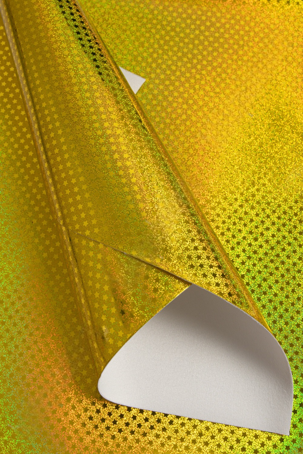 Кожзам голографик "Звездочки" 3 листа