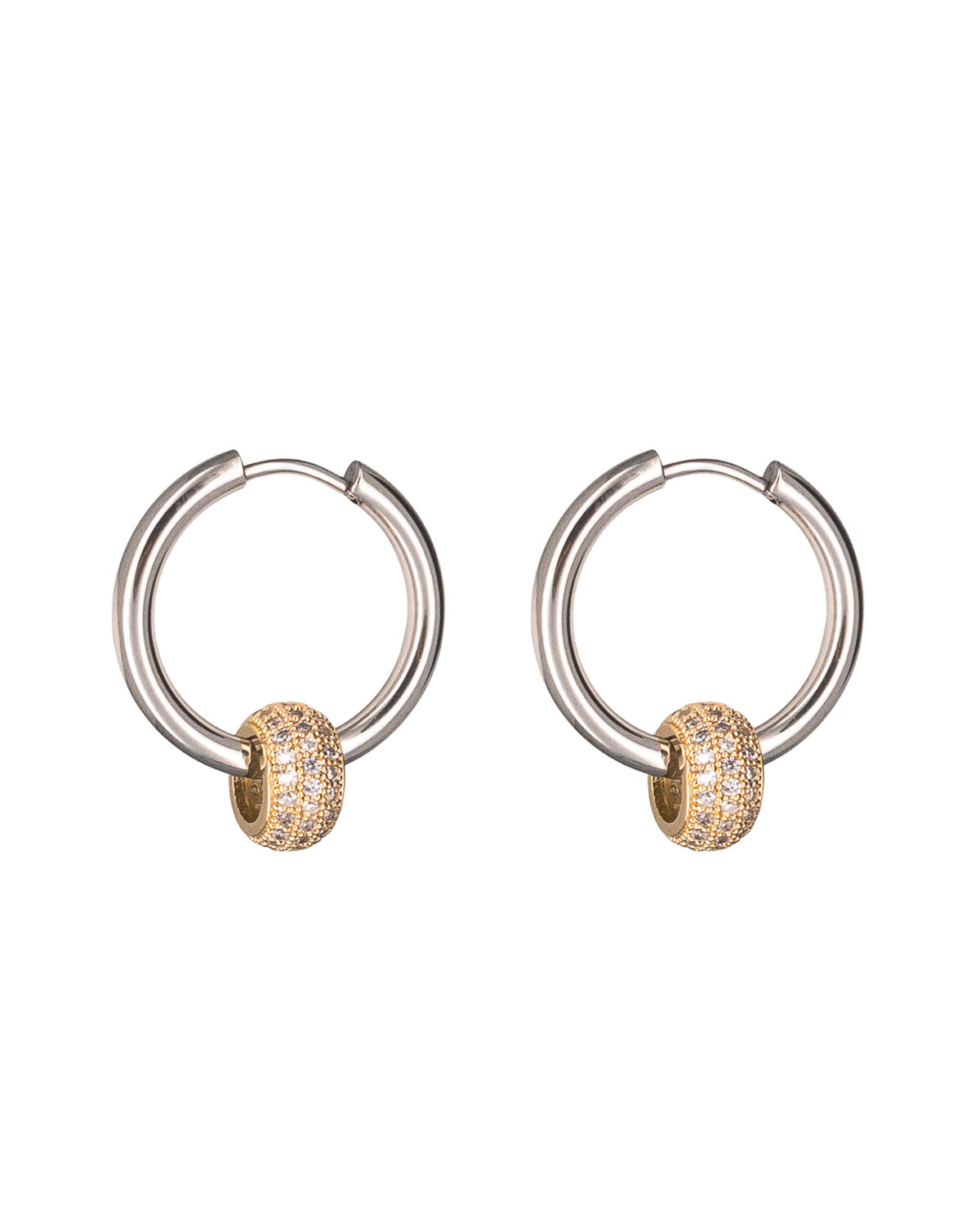 Серьги с подвесками, конго, циркон