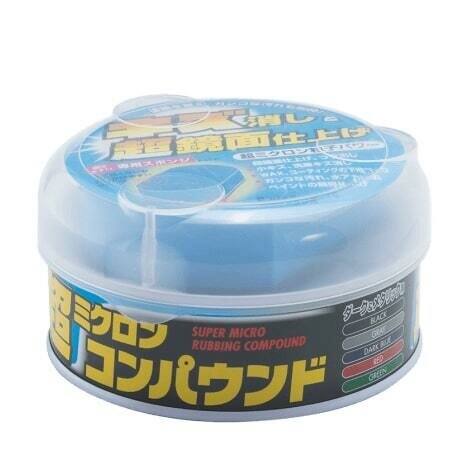 SOFT99 Полироль абразивный мелкий Micro Rubbing Compound для темных,180 гр