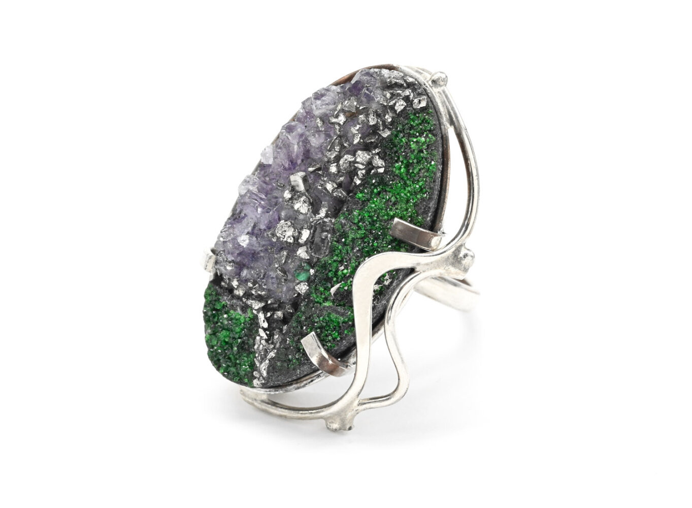 Кольцо, аметист