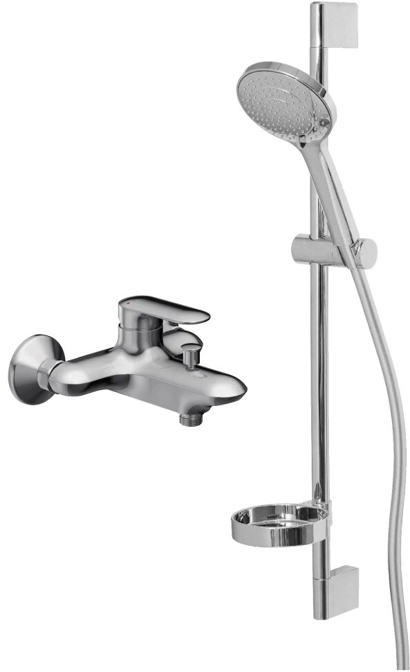 Смеситель для ванны Jacob Delafon Kumin E99460-CP + E32910-CP