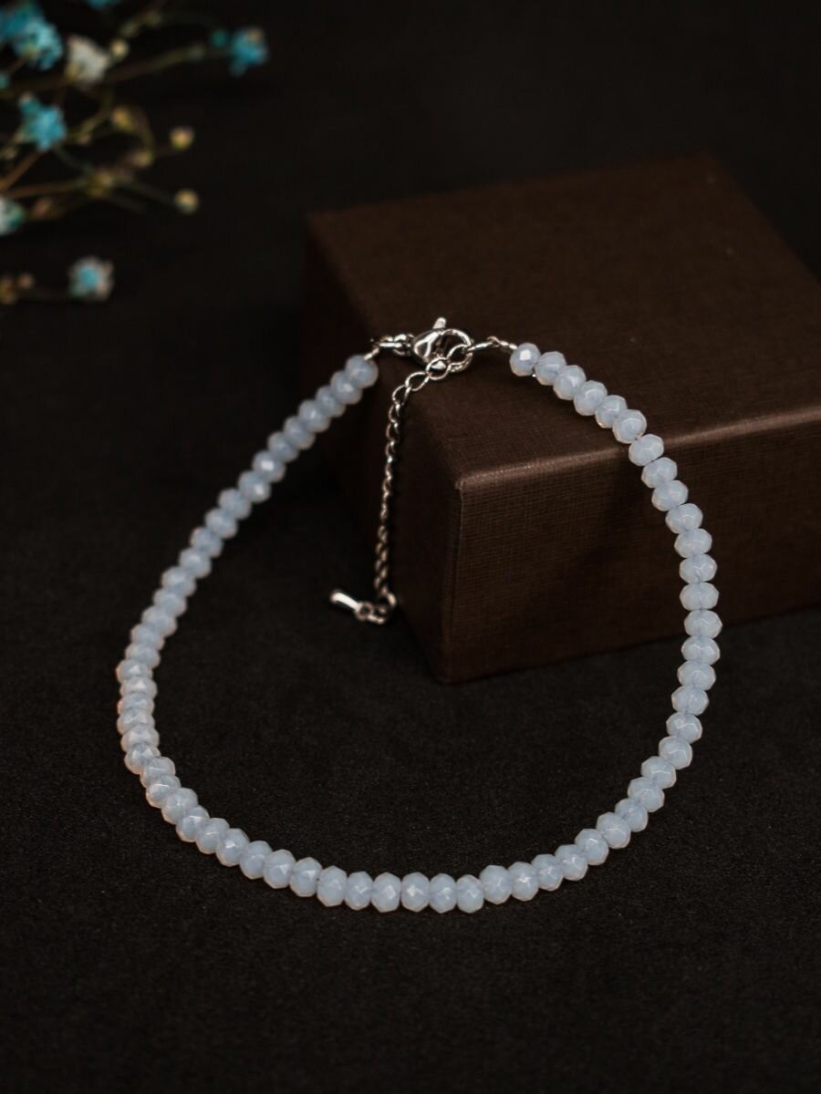 Славянский оберег, Браслет-нить, лунный камень