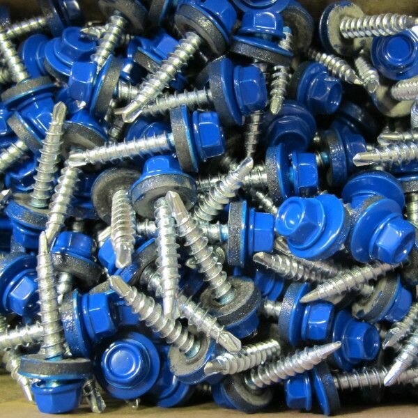 Саморез кровельный 4.8 x 29 мм 250 шт. RAL 5005 Сигнальный Синий