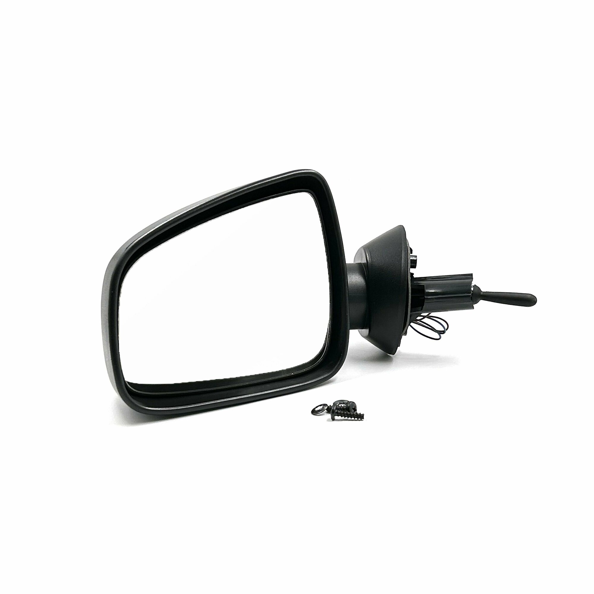 Зеркало заднего вида левое механическое с обогревом для а/м Lada Largus, Renault Logan, Duster, Sandero, Nissan Terrano - автоблик арт. R90.8201121 (110)