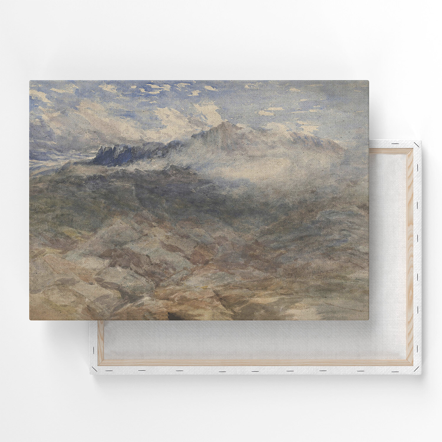 Картина на холсте, репродукция / Дэвид Кокс - Mountain Heights, Cader Idris / Размер 30 x 40 см