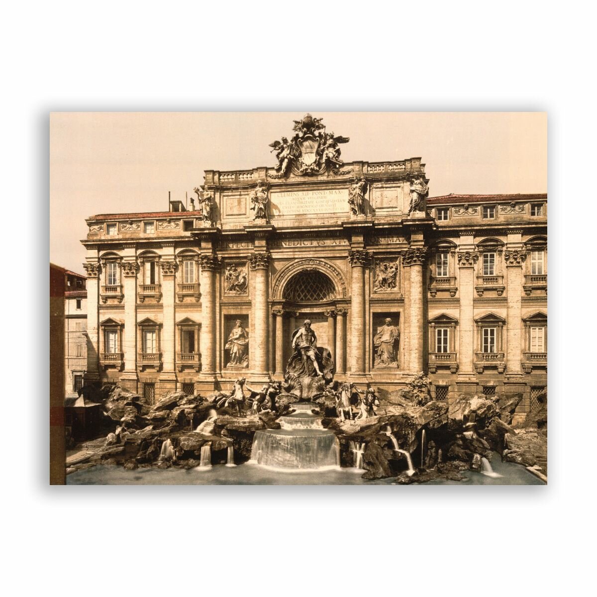 Постер, плакат на бумаге / Fountain of Trevi, Rome, Italy / Размер 30 x 40 см