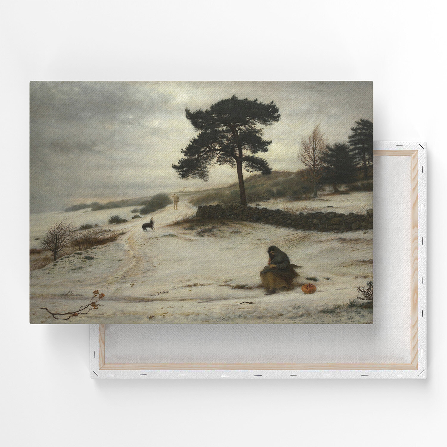 Картина на холсте, репродукция / Джон Эверетт Милле - Blow Blow Thou Winter Wind / Размер 80 x 106 см