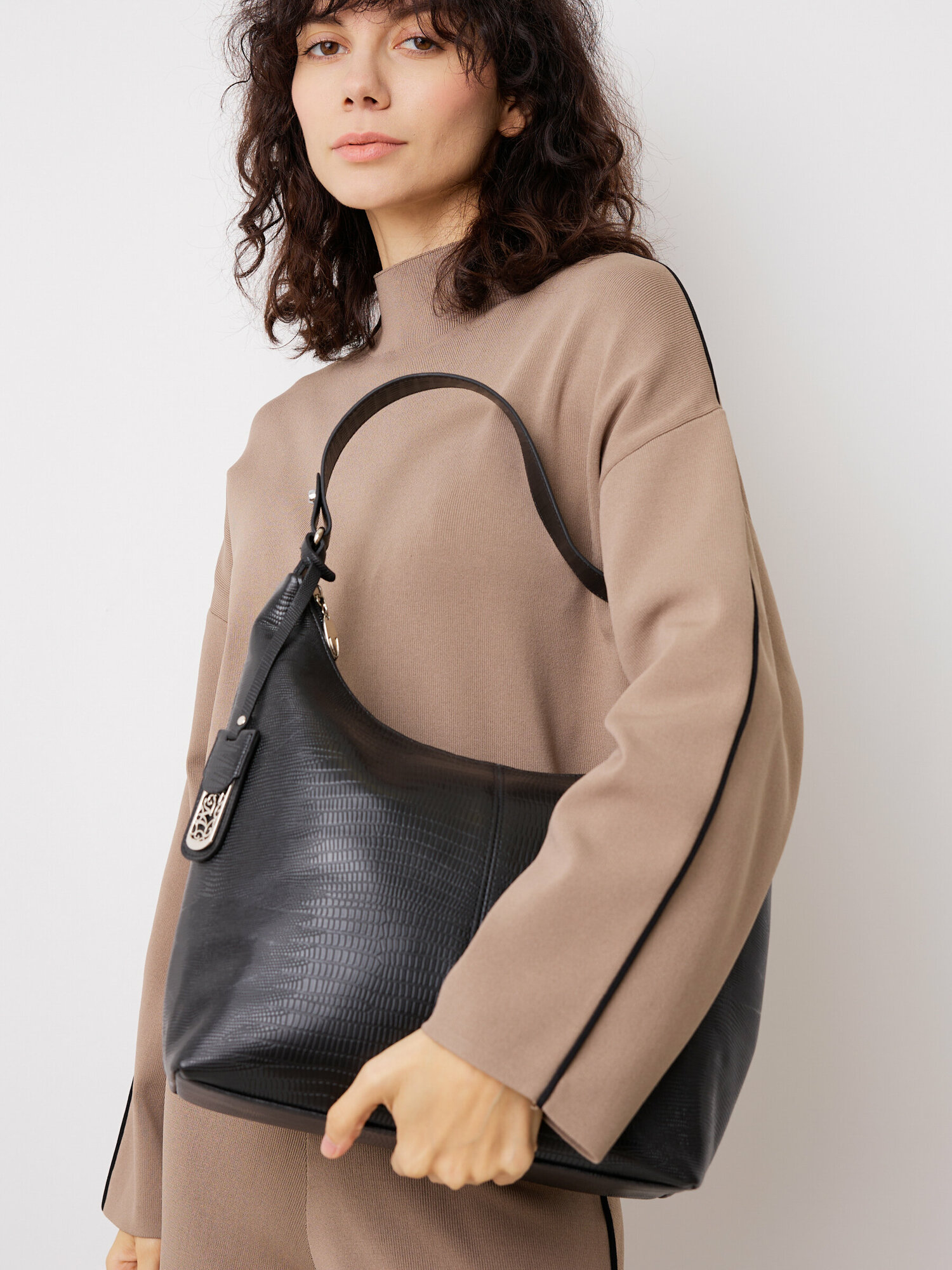 Сумка хобо классическая сумка хобо