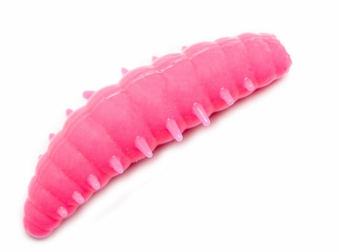 Силиконовая приманка для рыбалки, резина Troutland AERO 40мм Cheese (Сыр) # 150 / Pink UV (8шт)