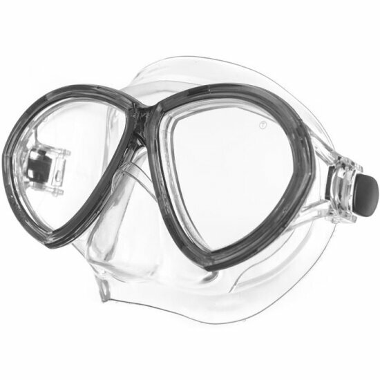 Маска Salvas Change Mask, для плавания арт. CA195C2TNSTH, закален. стекло, Silflex, размер: Senior, черный