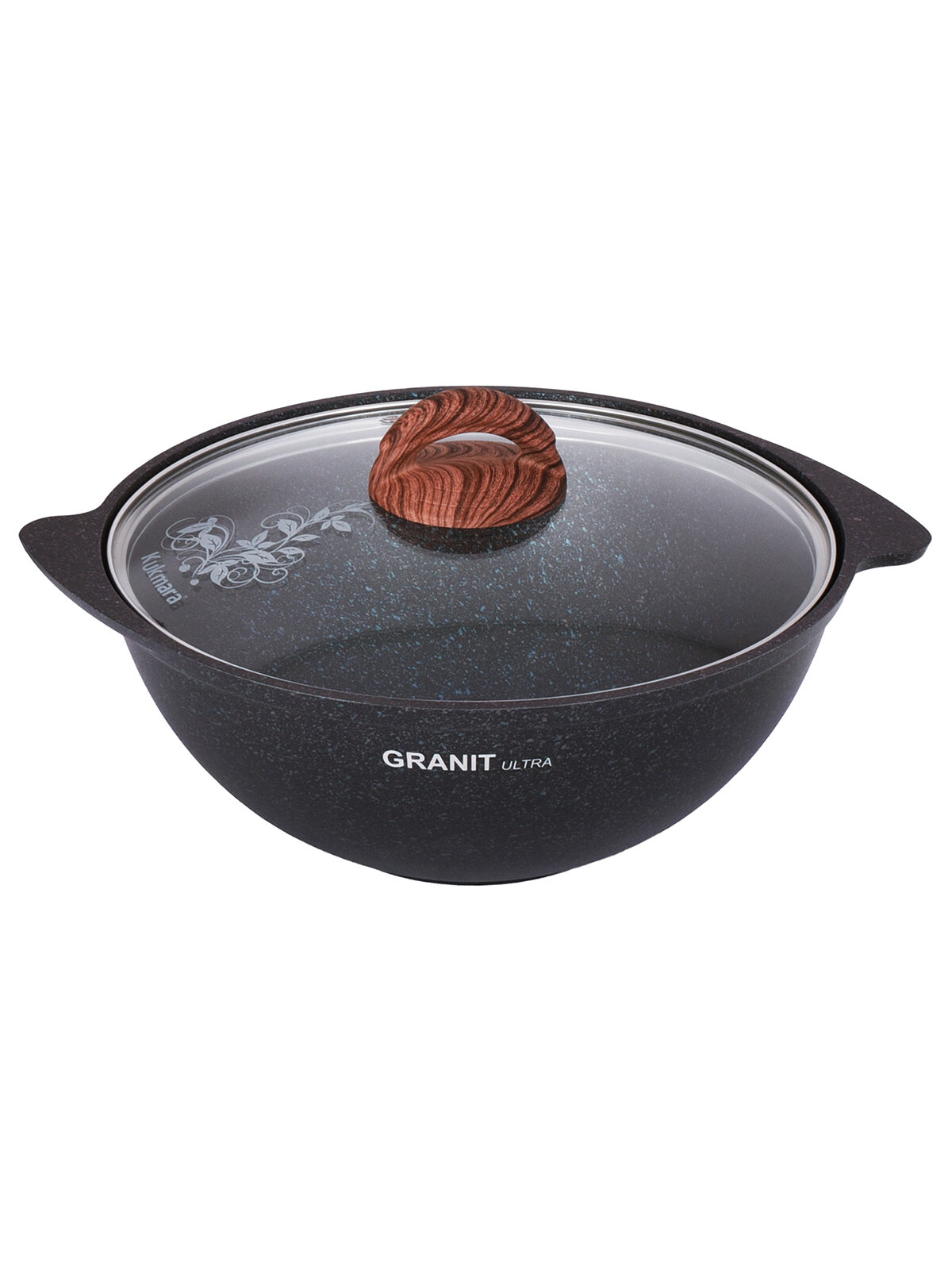 Казан Kukmara Granit ultra алюминиевый, с антипригарным покрытием, 4,5 л