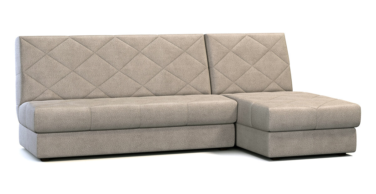 Угловой диван Цвет Диванов Баден NEXT 279 угловой Серо-бежевый