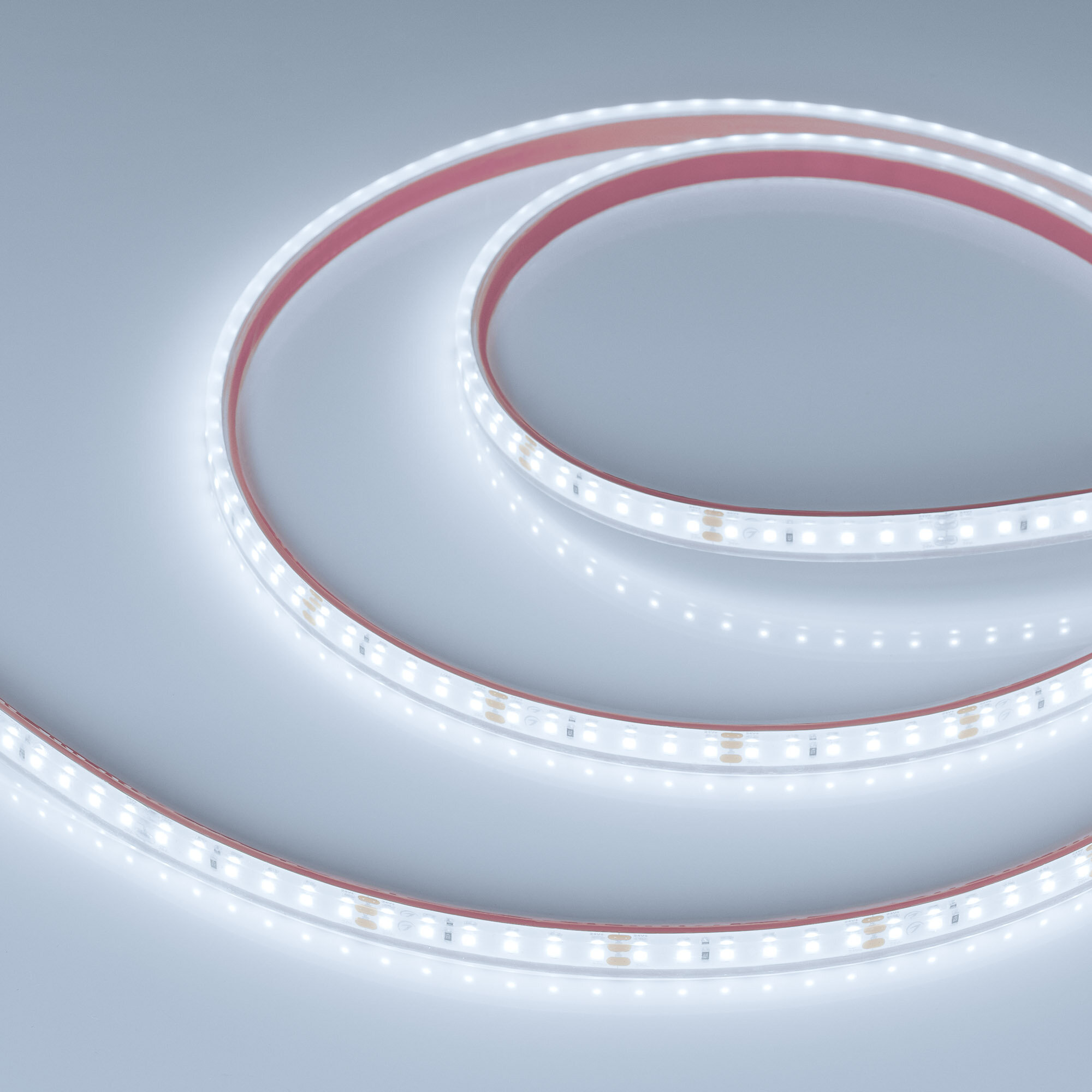 Светодиодная Лента герметичная RTW-PFS-A120-11mm 24V White6000 (9.6 W/m, IP68, 2835, 5m) (Arlight, 9.6 Вт/м, IP68) 034026