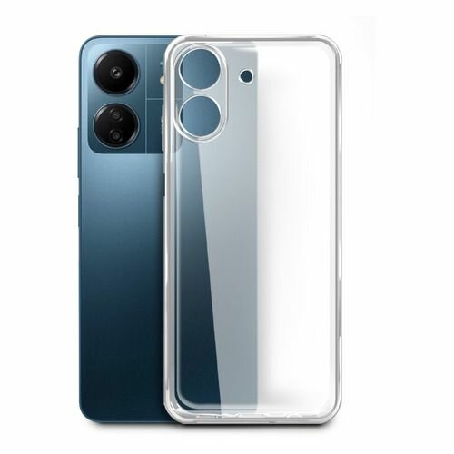 Чехол (клип-кейс) BORASCO для Xiaomi Redmi 13C, прозрачный [72840]