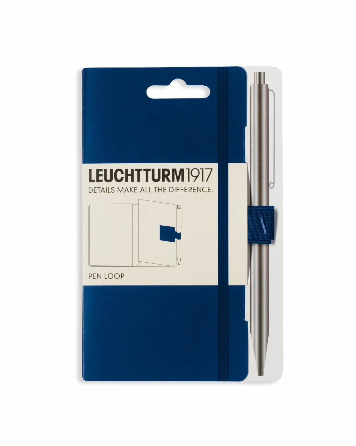 Петля самоклеящаяся Pen Loop для ручек на блокноты Leuchtturm1917 цвет Синий Неви