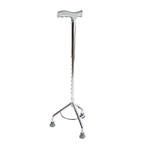 Трость СИМС-2 C Delta с опорой на три ножки, цвет серебро