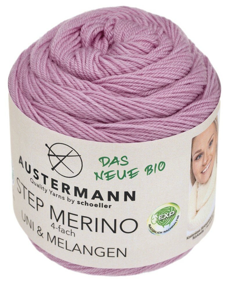 Пряжа Austermann 90317 Step Merino 4-fath Uni&Melangen Gots 100 г 400 м #1003