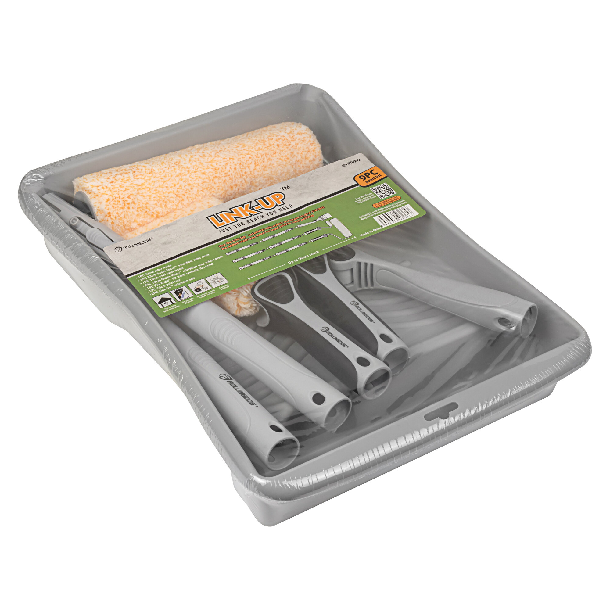 Набор малярный Rollingdog LINK - UP (9 предметов), серия Professional, арт.70213