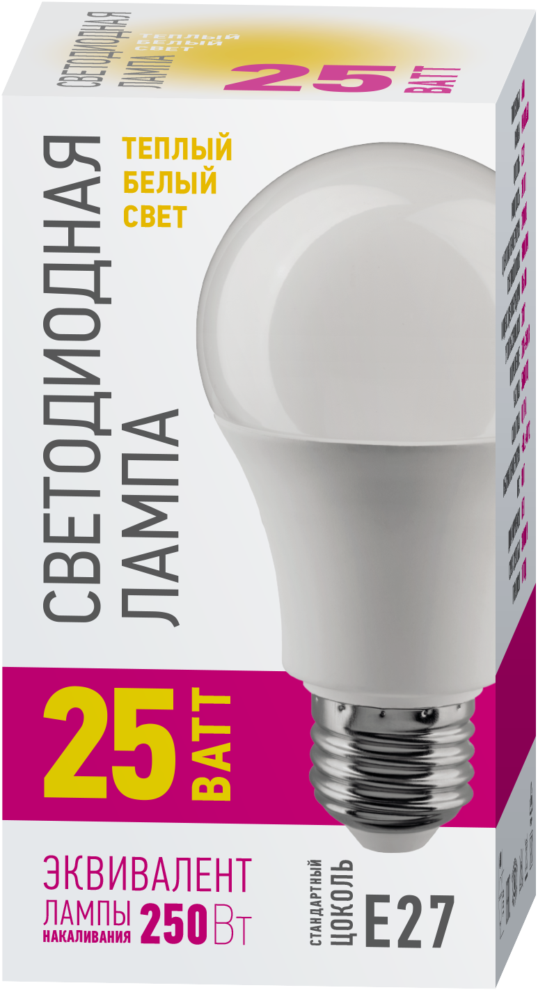 Лампа светодиодная 25 Вт OLL-A60-25-230-2.7K-E27-PROMO Navigator Group 90446