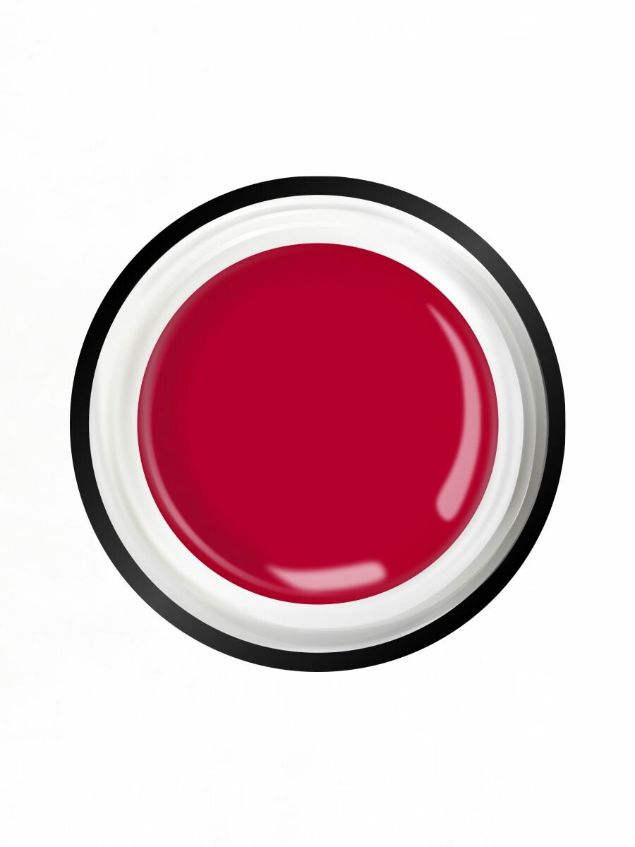 Nail Club Гель-краска с липким слоем красная GO-42 Carmen, 5 мл.