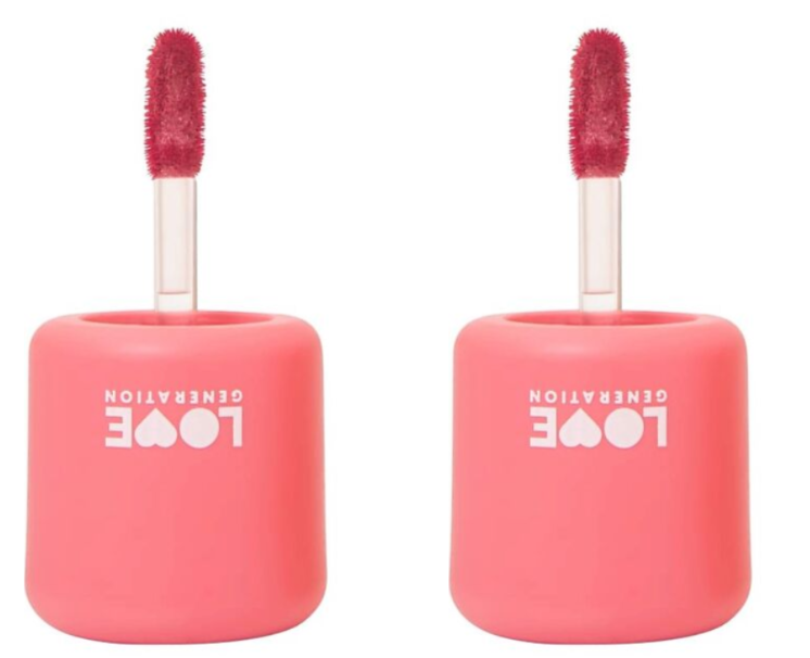 Кремовый тинт для губ Love Generation I'm Horny, тон 02 бежево-розовый, 3 мл, 2 шт