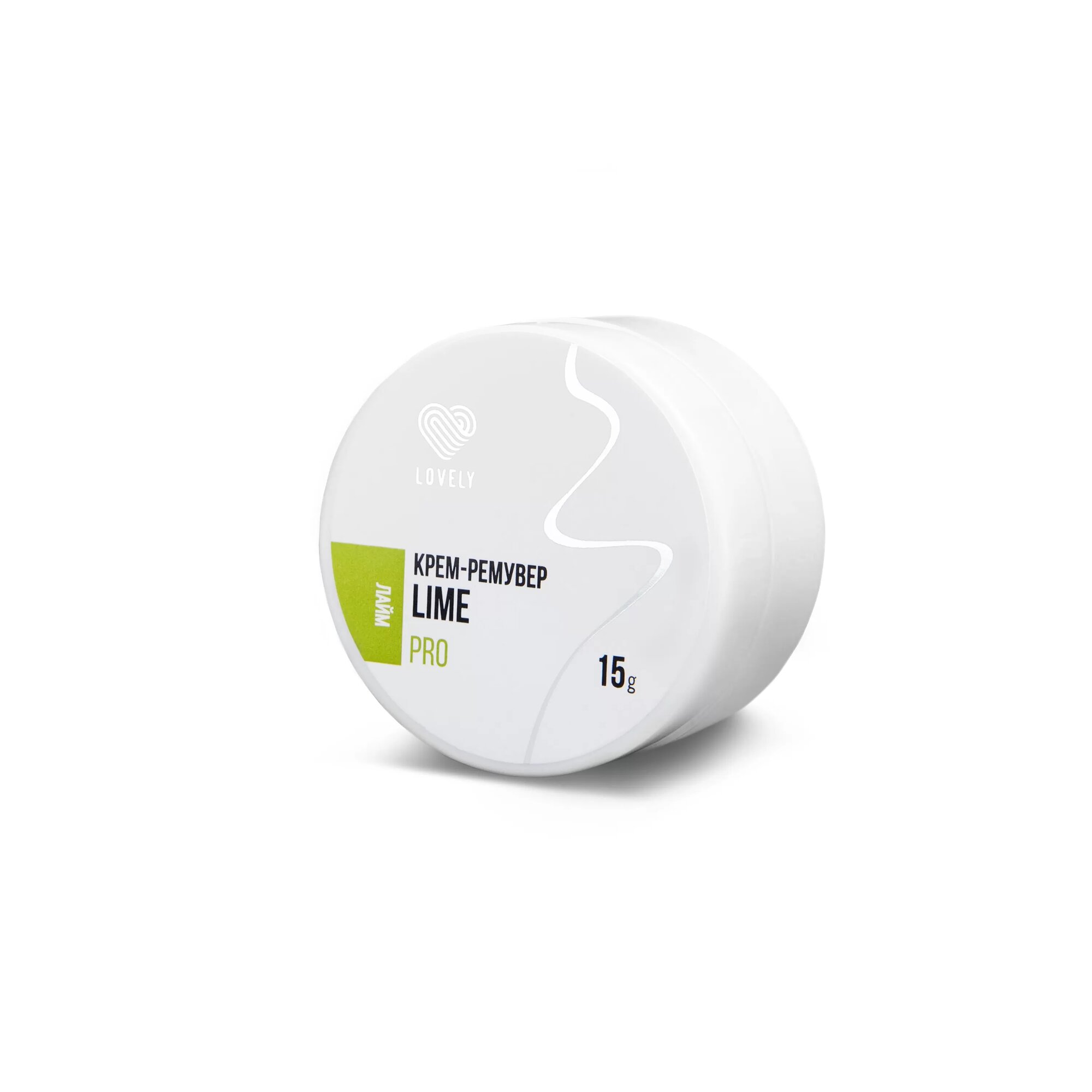 Кремовый ремувер для снятия ресниц Lovely "Lime" с ароматом лайма, 15 г
