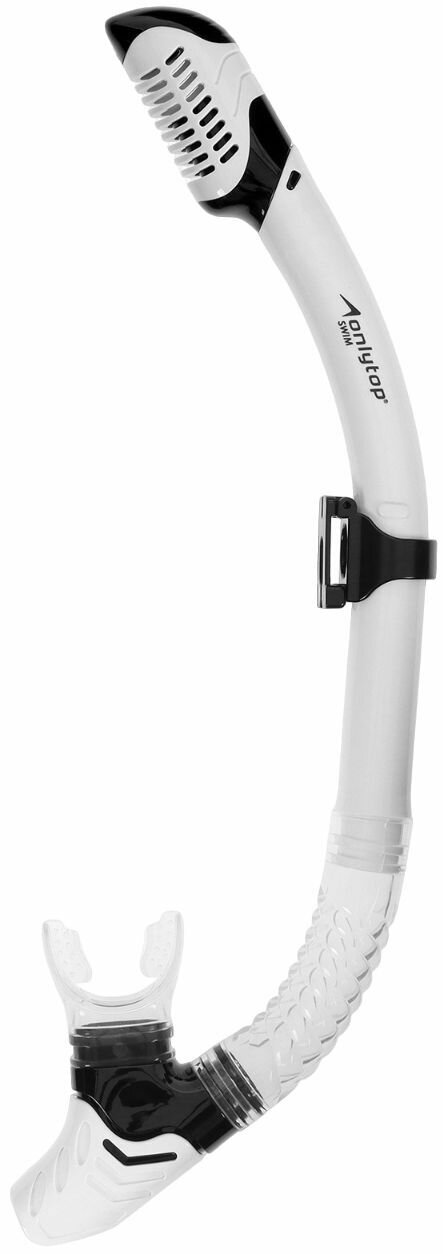 Взрослая дыхательная трубка для снорклинга и дайвинга, шноркель для подводного плавания и бассейна, цвет белый