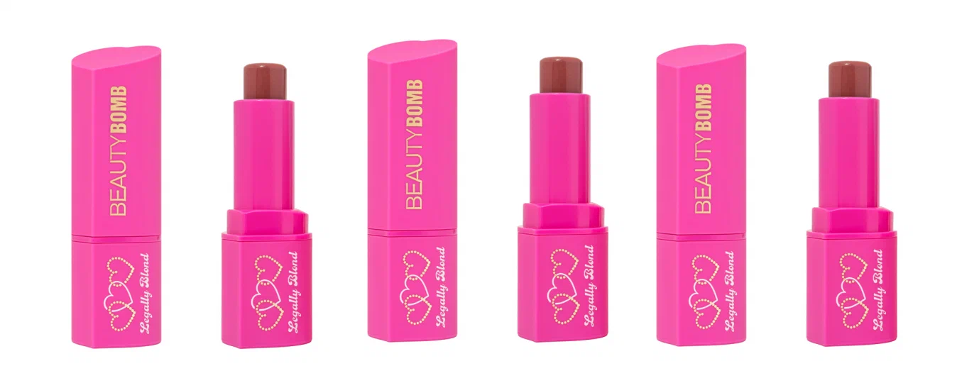 Помада кремовая в стике Beauty Bomb Romcore Legally Blond т.02 3,2 г 3 шт