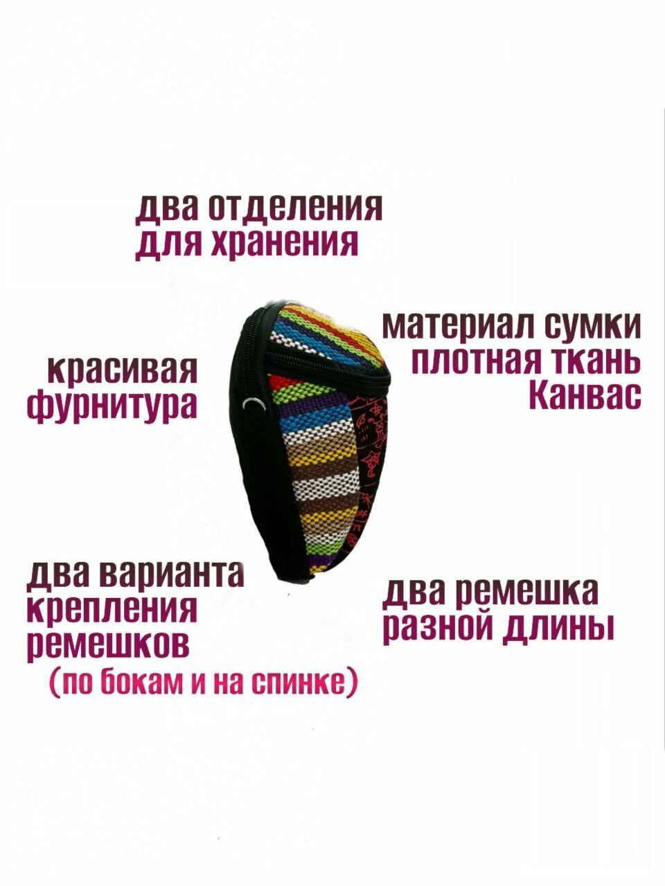 Сумка кросс-боди , черный — фото 1